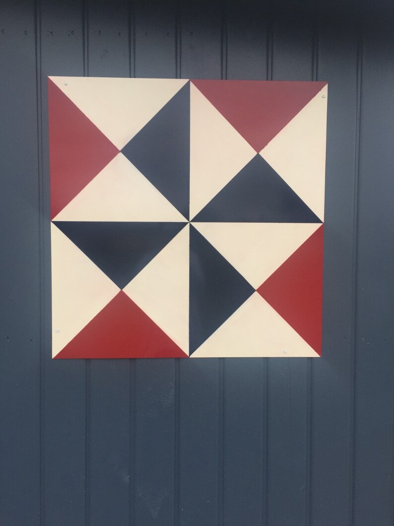 Pinwheel barn quilt | Etsy