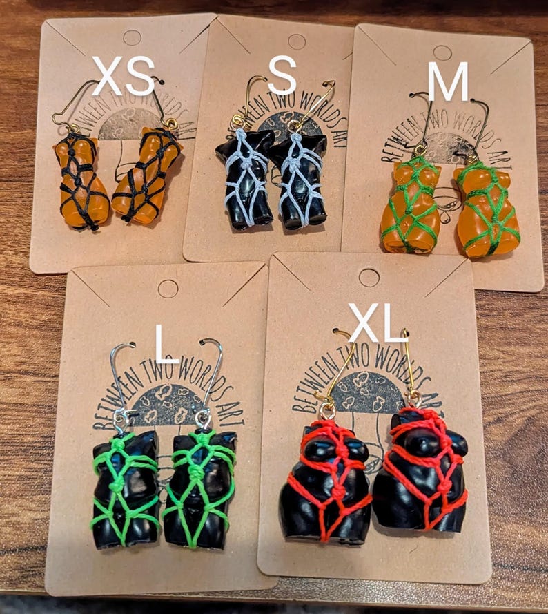 Shibari Torso Keychains/ 5 Body Types - Etsy Australia