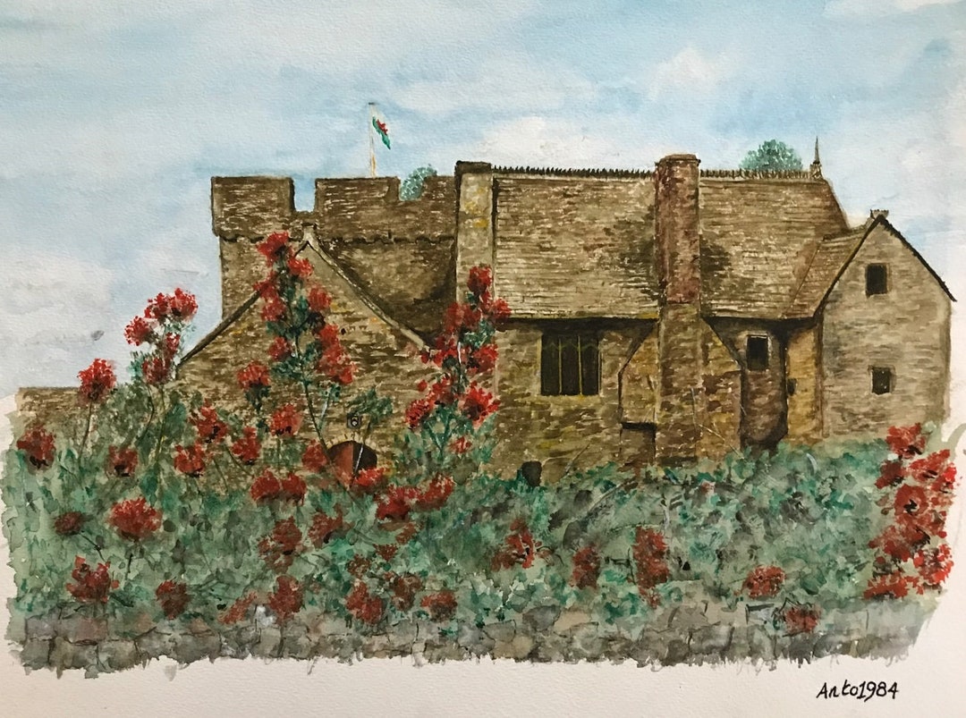 Penhow Castle Wales Art Welsh Independent Artist South Wales UK Wall ...
