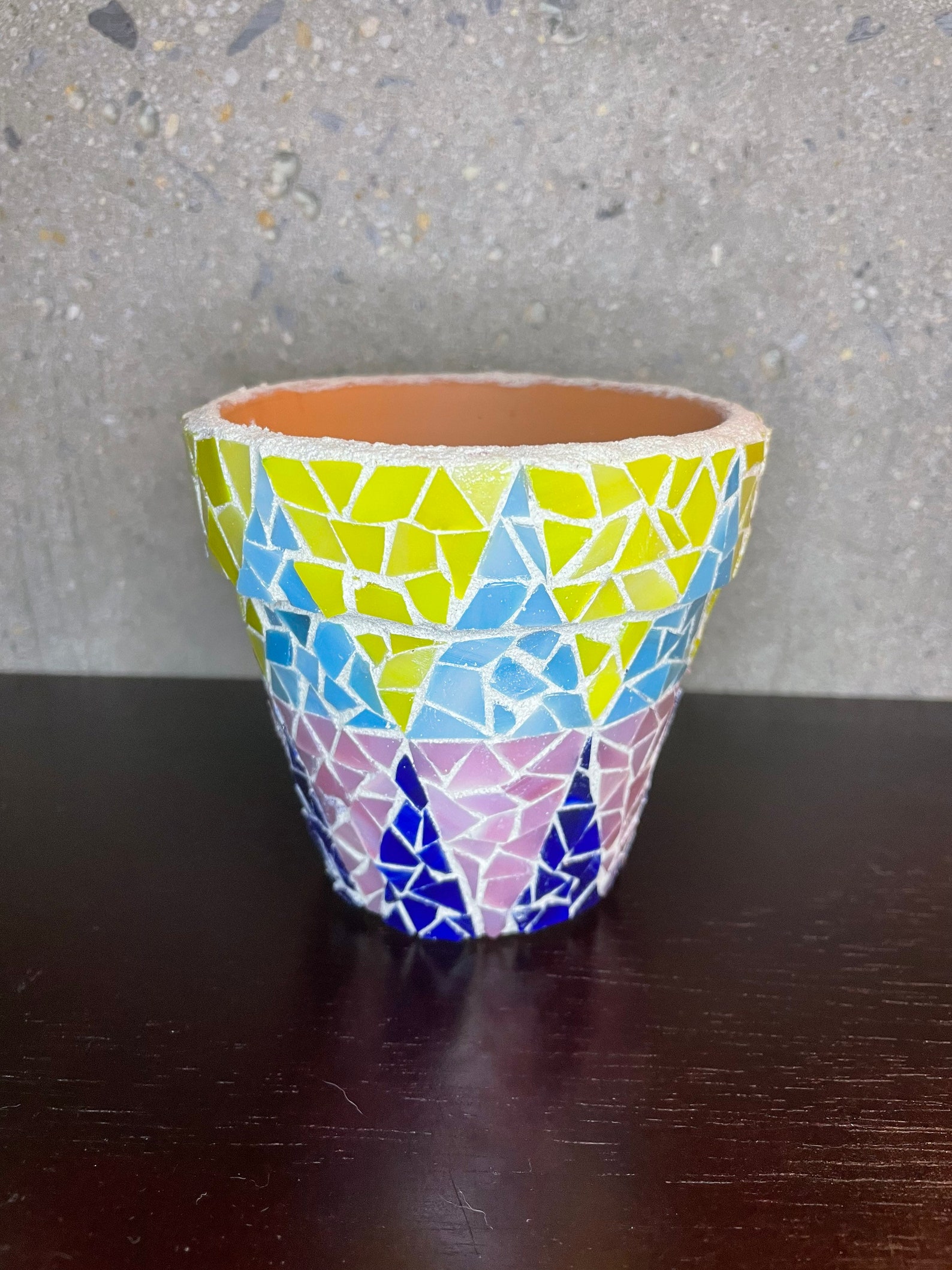 Small Colorful Triangular Pot 3.5 Inches - Etsy