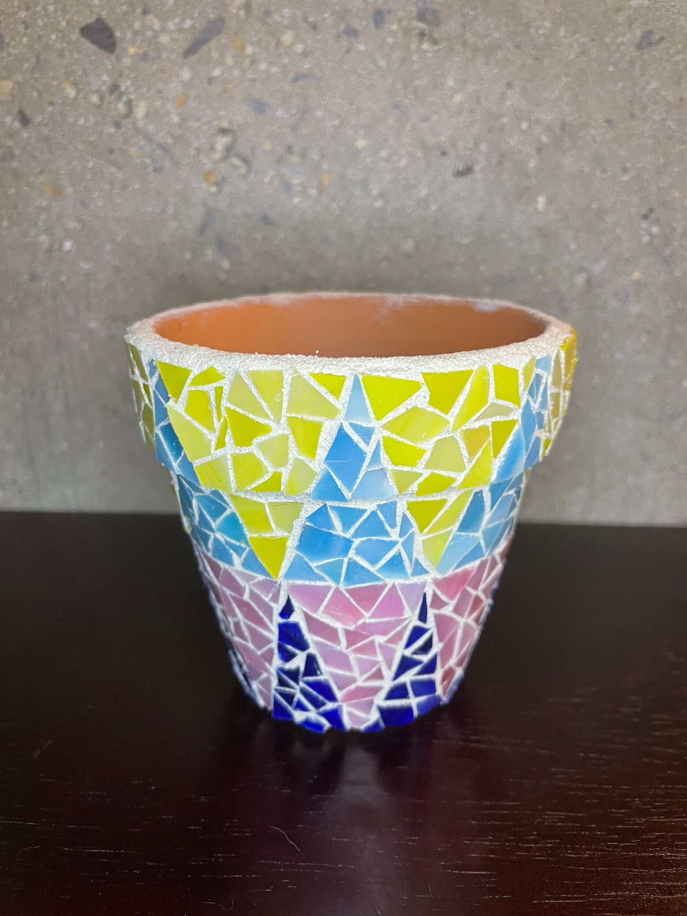 Small Colorful Triangular Pot 3.5 Inches - Etsy