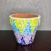 Small Colorful Triangular Pot 3.5 Inches - Etsy