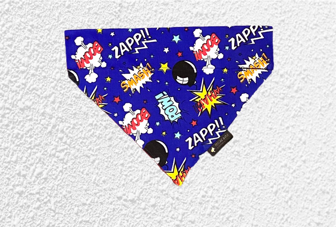 Boom Boom Pow Bandana - Etsy UK