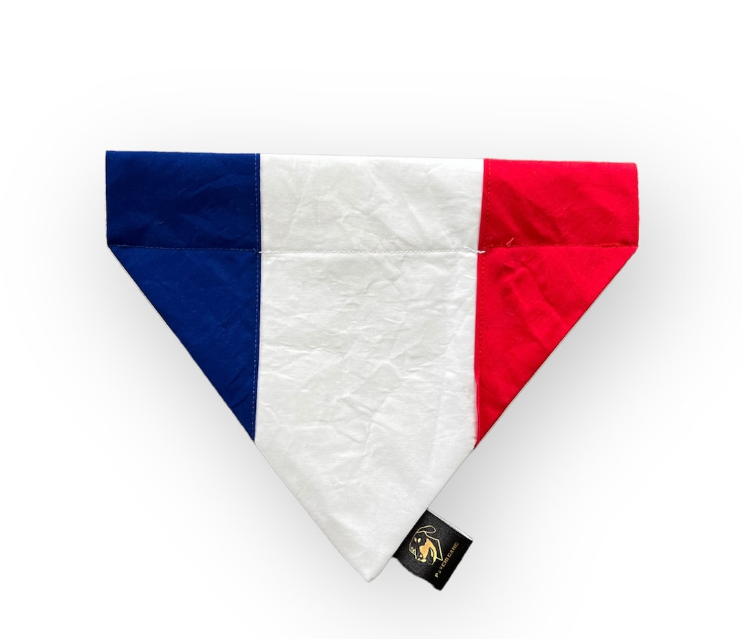 French Flag Bandana - Etsy