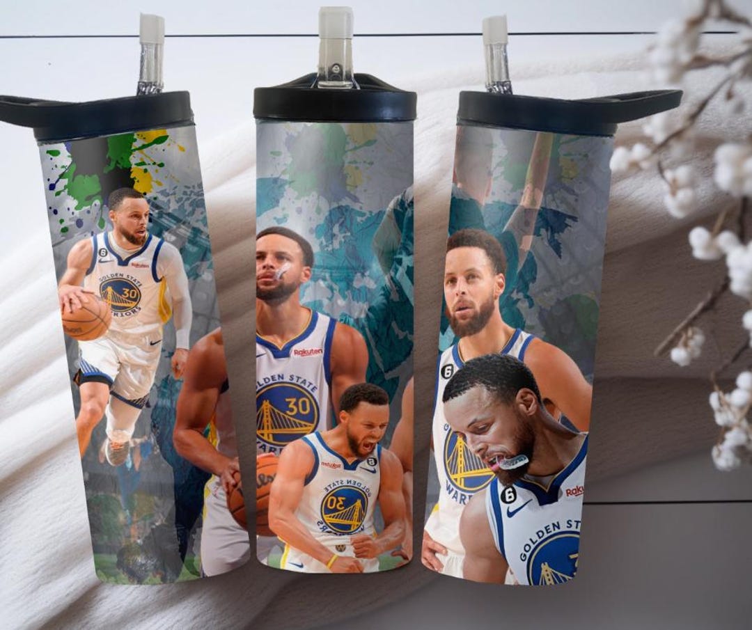 Steph Curry Water Bottle Personalized. Basketball Team. 20 Oz Tumbler ...