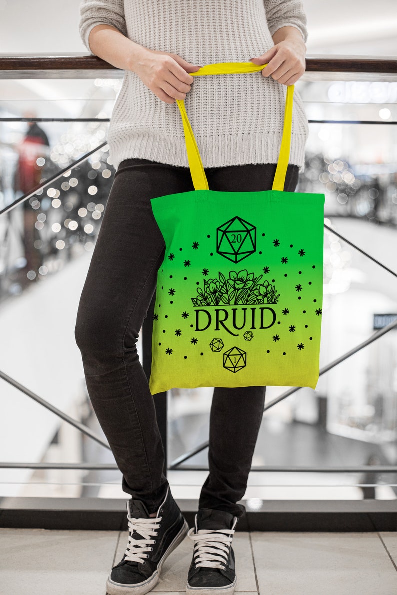 Druid Class D20 Vector for Rpgs, D&D, Dungeons and Dragons, Pathfinder ...