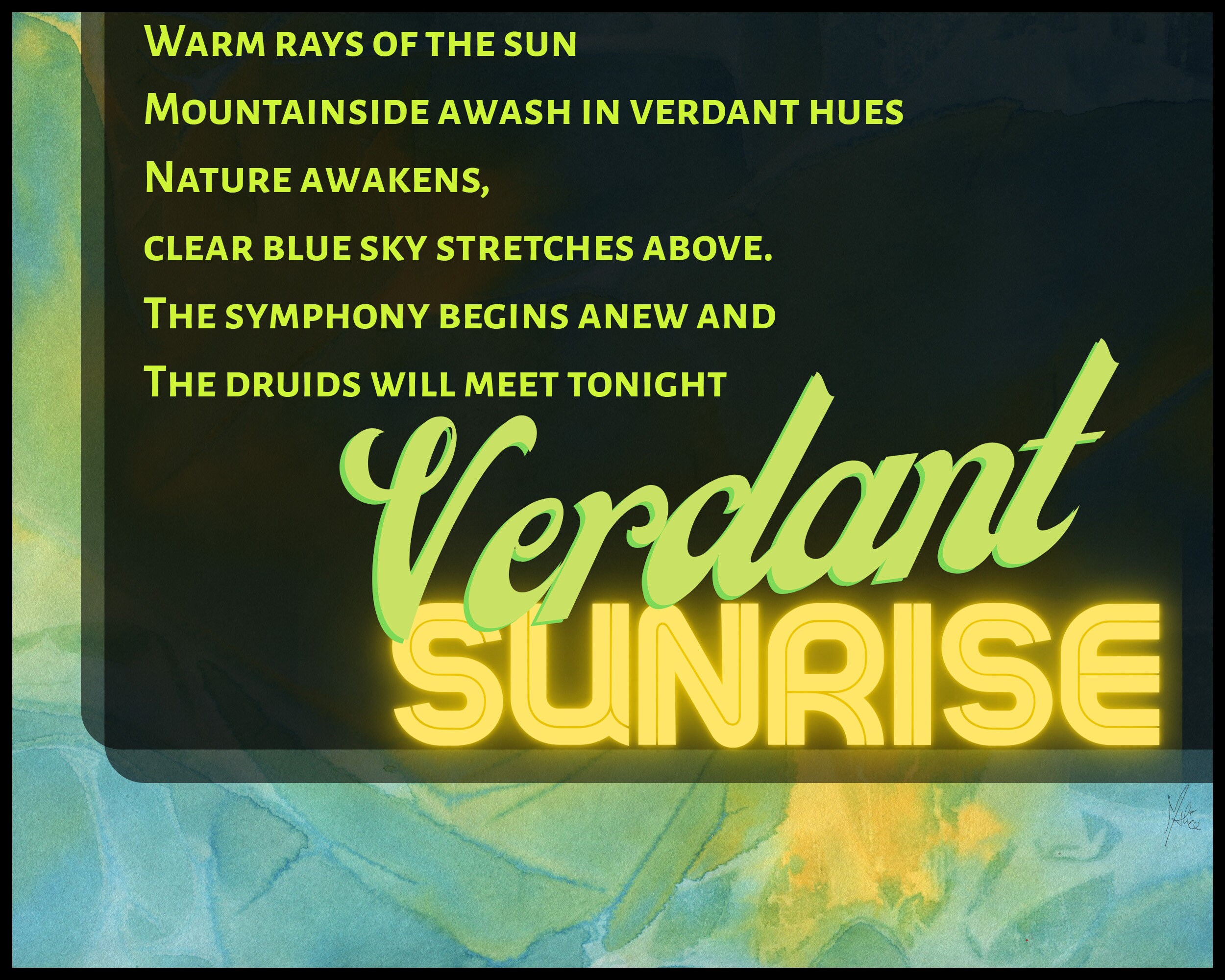 Wild Escapade Character Sheet in Verdant Sunrise Dnd 5e - Etsy