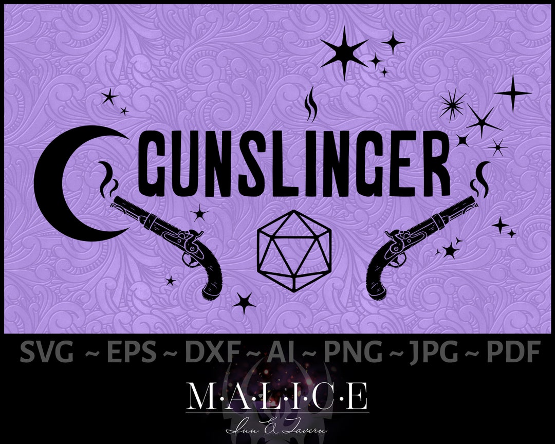 Gunslinger Class Vector for Pathfinder, PF, Pf2e, Rpgs, D&D, Dungeons ...
