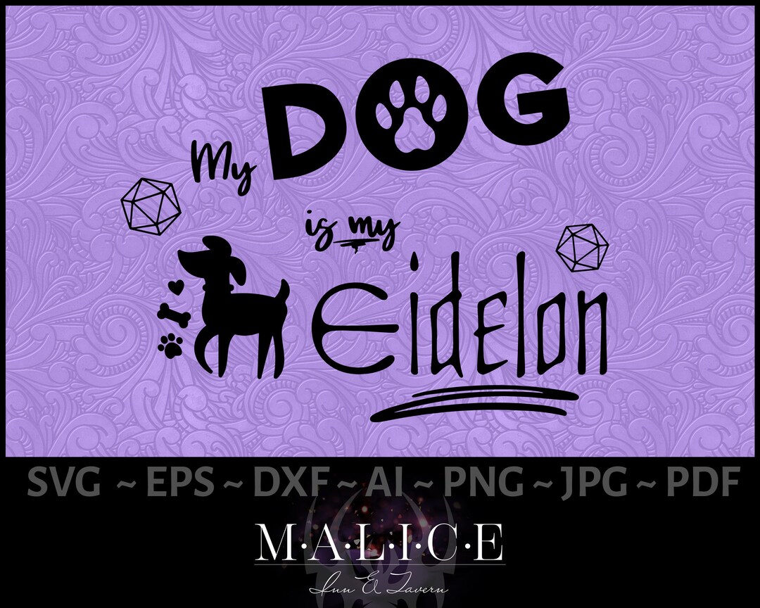 My Dog is My Eidelon Vector File for Pathfinder, PF, Pf2e, Rpgs, Final ...