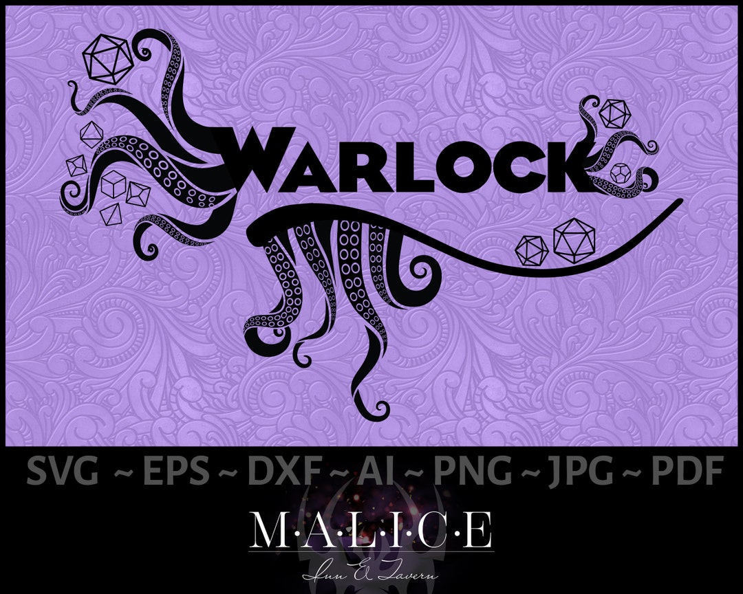 Warlock Class D20 Vector for Rpgs, D&D, Dungeons and Dragons ...