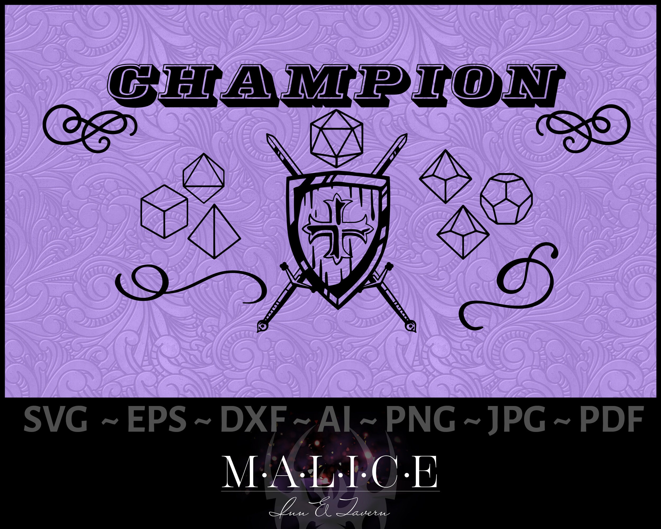 Champion Class Vector for Pathfinder PF Pf2e Rpgs D&D - Etsy