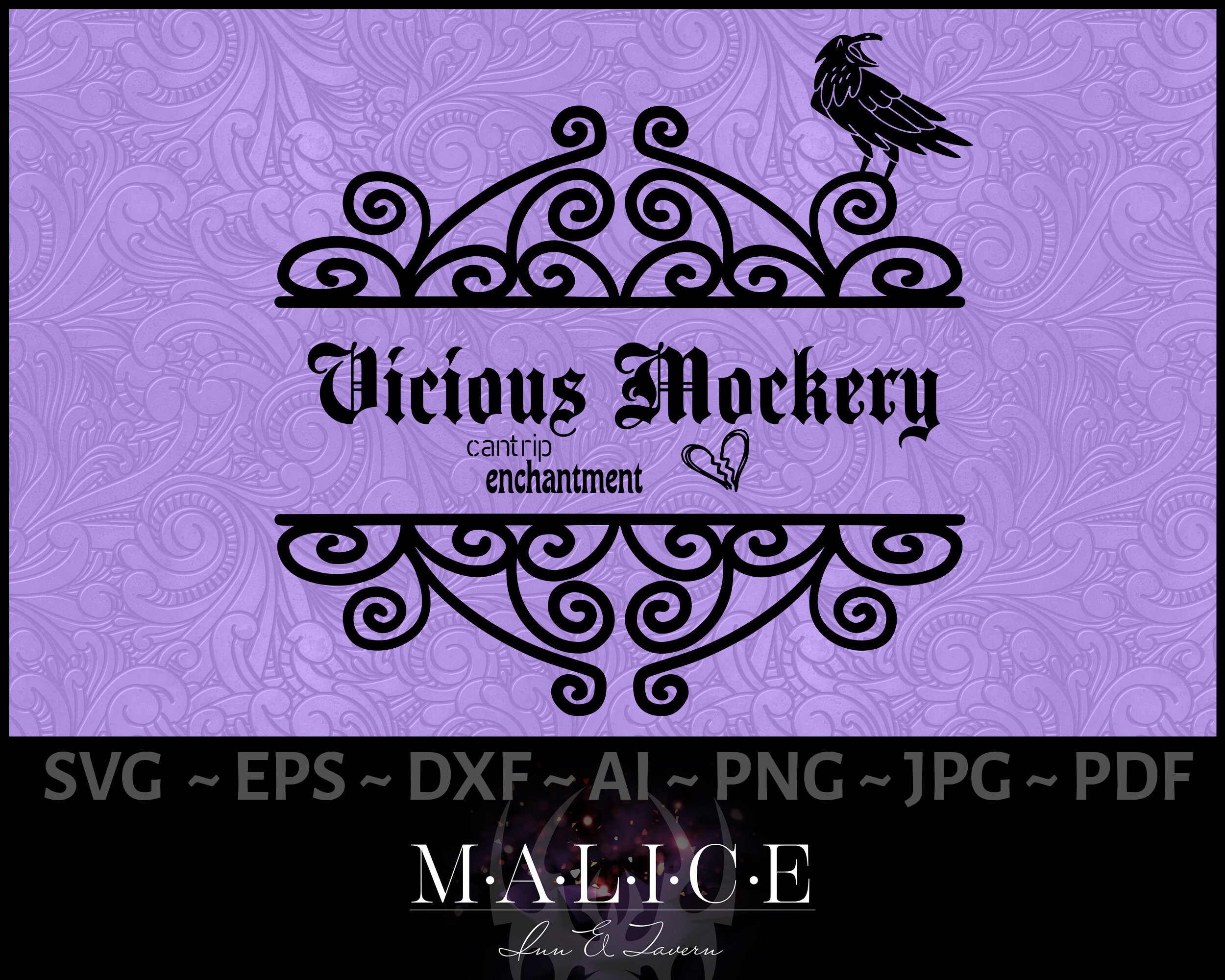 Vicious Mockery Cantrip Vector for Spell Cards, Book Dungeons and ...