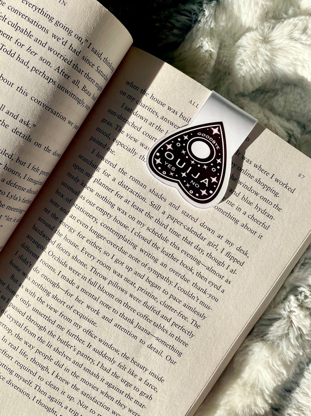 Ouija Magnetic Bookmark – Spooky Ghost Book Accessory, Witchy ...