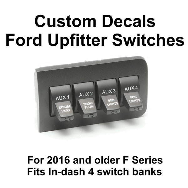 Ford Superduty Aux Switch Labels - Etsy