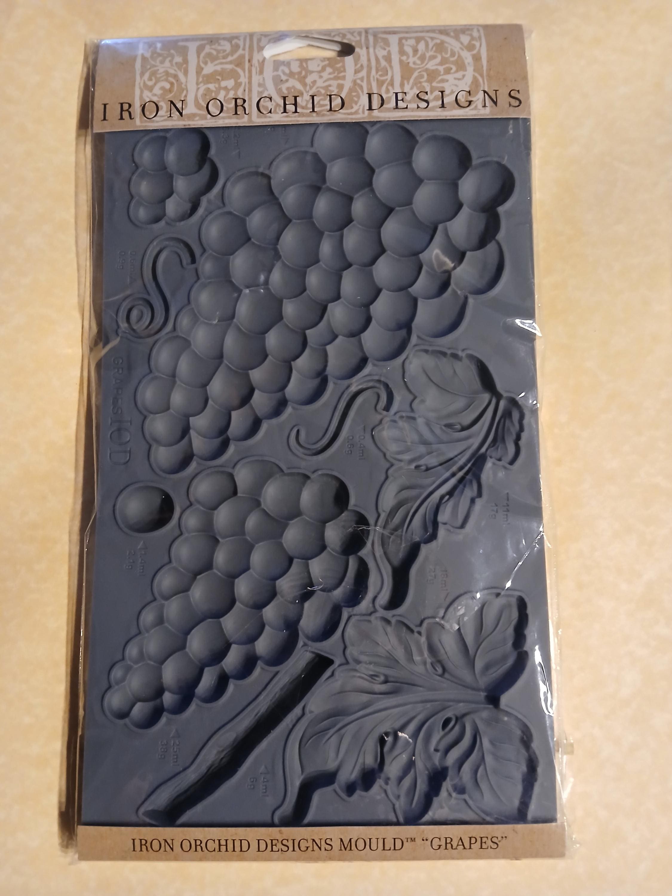 IOD Grapes Mold 6x10 - Etsy