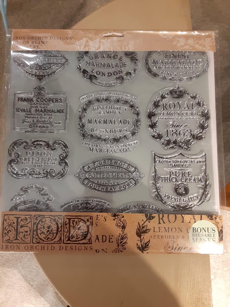 IOD Crockery Stamp - Etsy