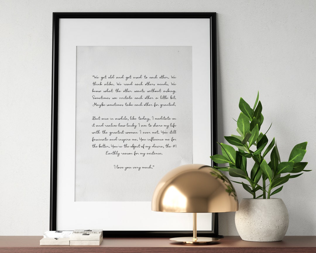 Johnny Cash Love Letter to June Carter in Cursive on Paper Textured ...
