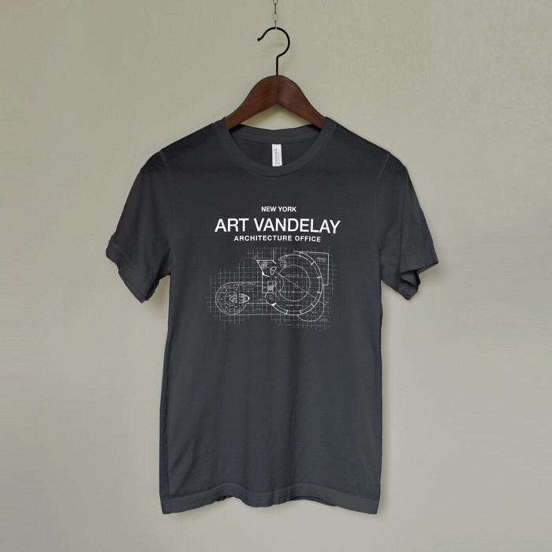 Art Vandelay Architect T-shirt: Blueprint Graphic Tee - Etsy