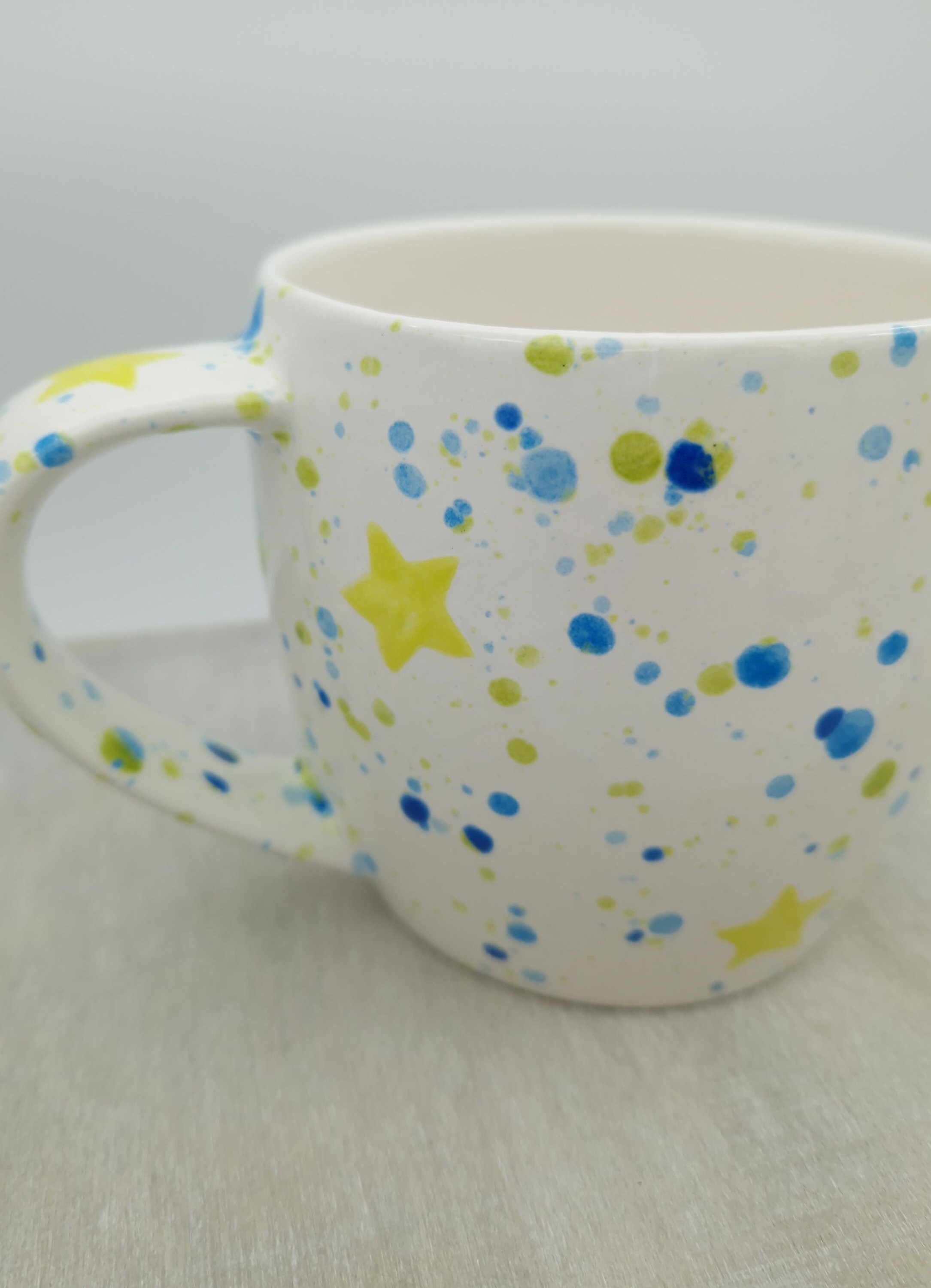 Large Hug Mug Star Design, Handmade, Ceramics, Unique Gifts ...