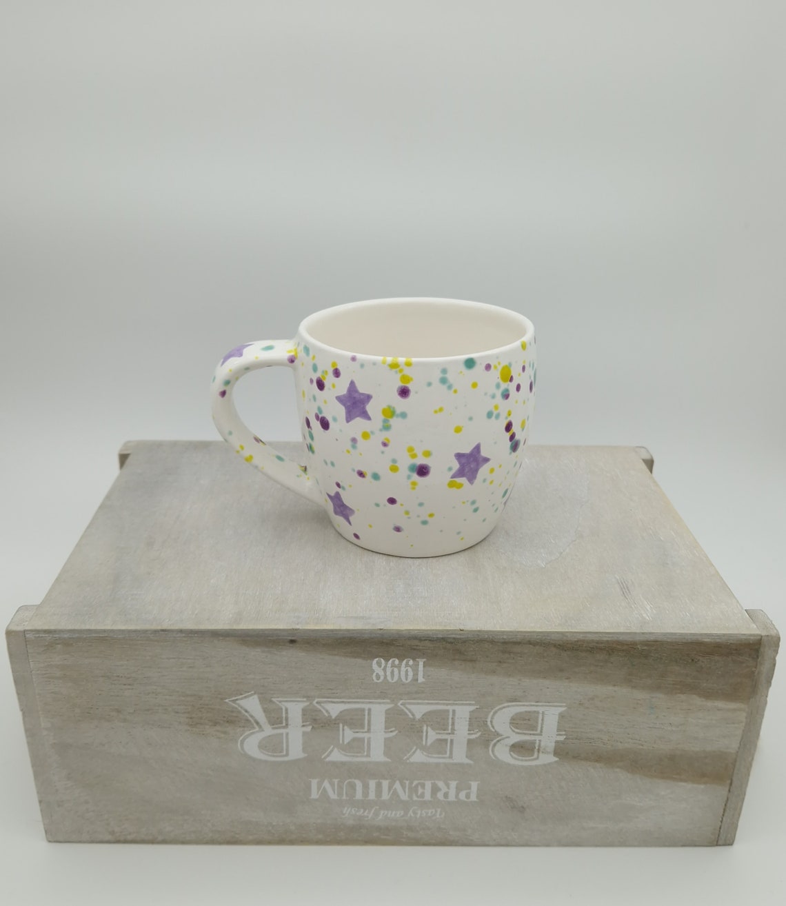 Large Hug Mug Star Design, Handmade, Ceramics, Unique Gifts ...