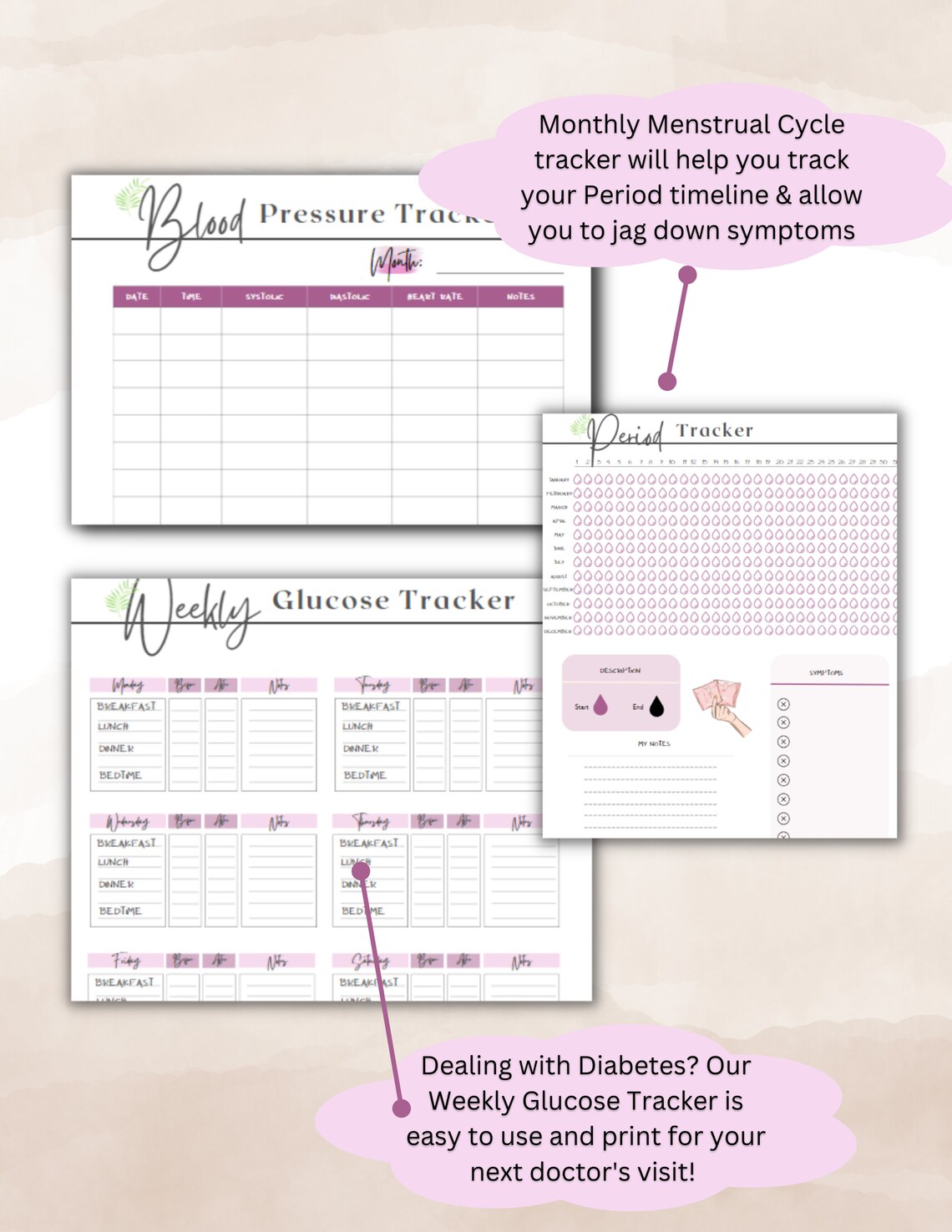 Printable Weight Loss Journal Weight Loss Tracker Fitness Tracker ...