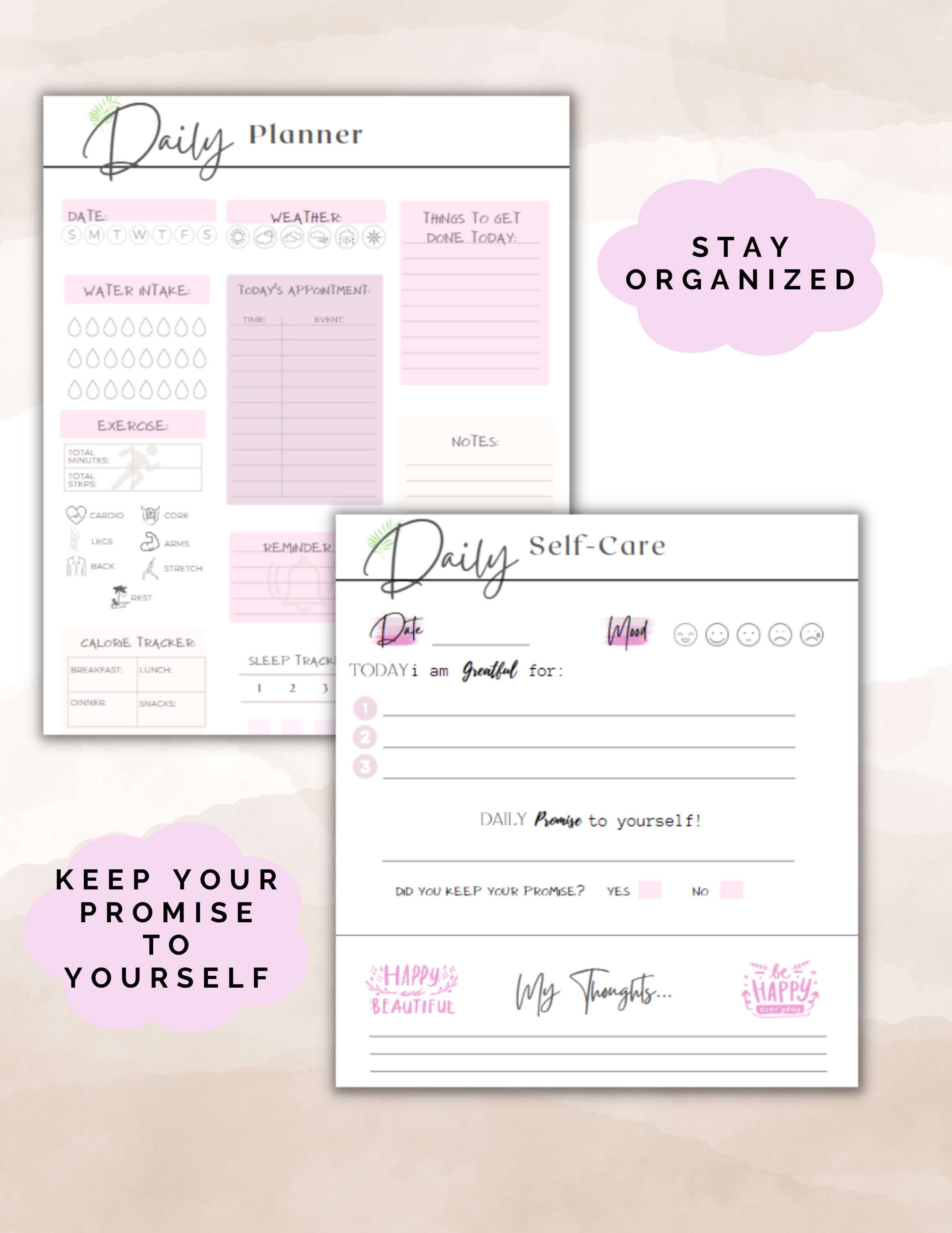 Printable Weight Loss Journal Weight Loss Tracker Fitness Tracker ...