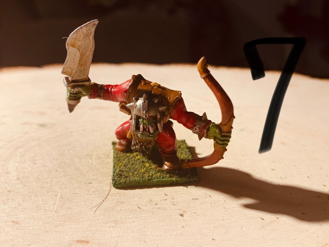 Orc Miniatures Hand Painted for Dungeons & Dragons - Etsy
