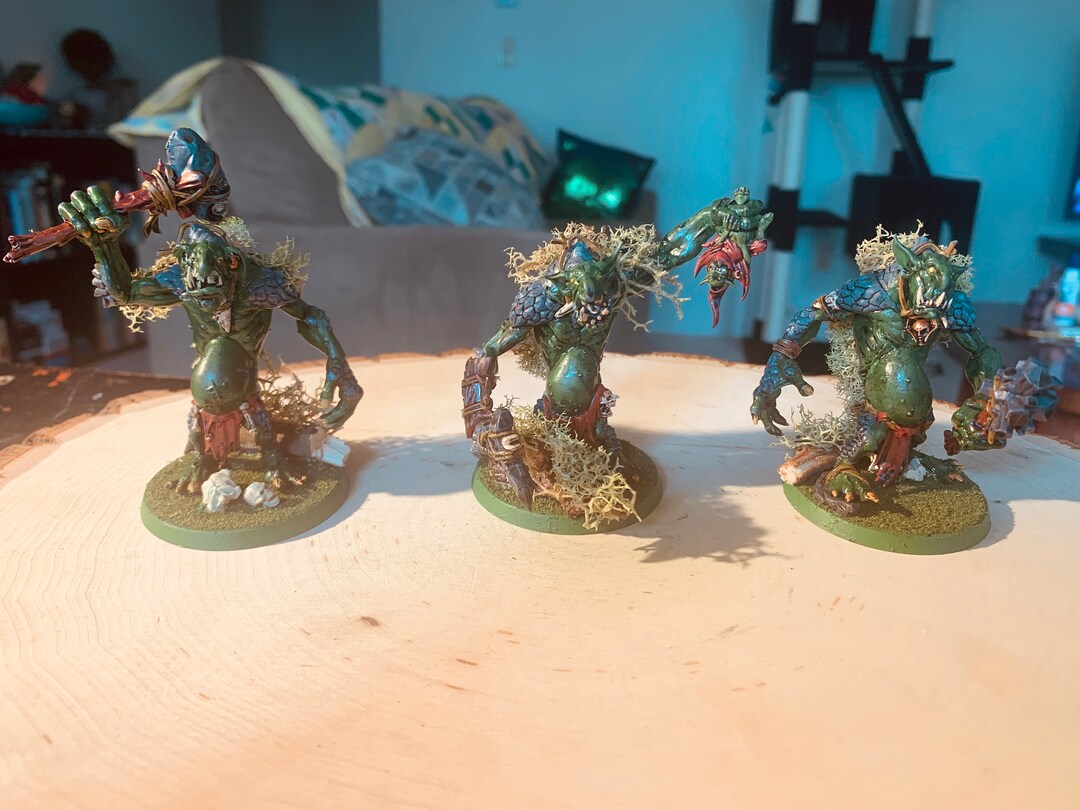 Swamp Troll Miniature Hand Painted for Dungeons & Dragons - Etsy