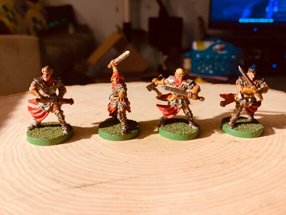 Male Human Miniature Hand Painted for Dungeons & Dragons | Etsy