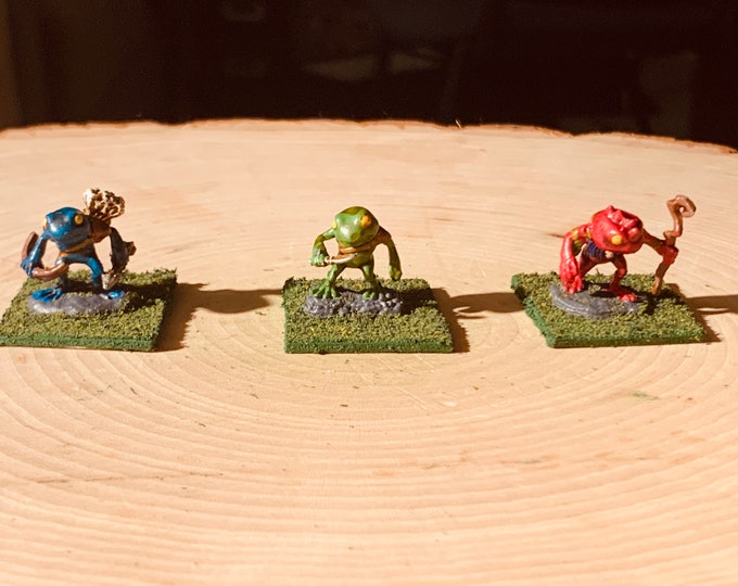 Grung Miniature Hand Painted for Dungeons & Dragons - Etsy