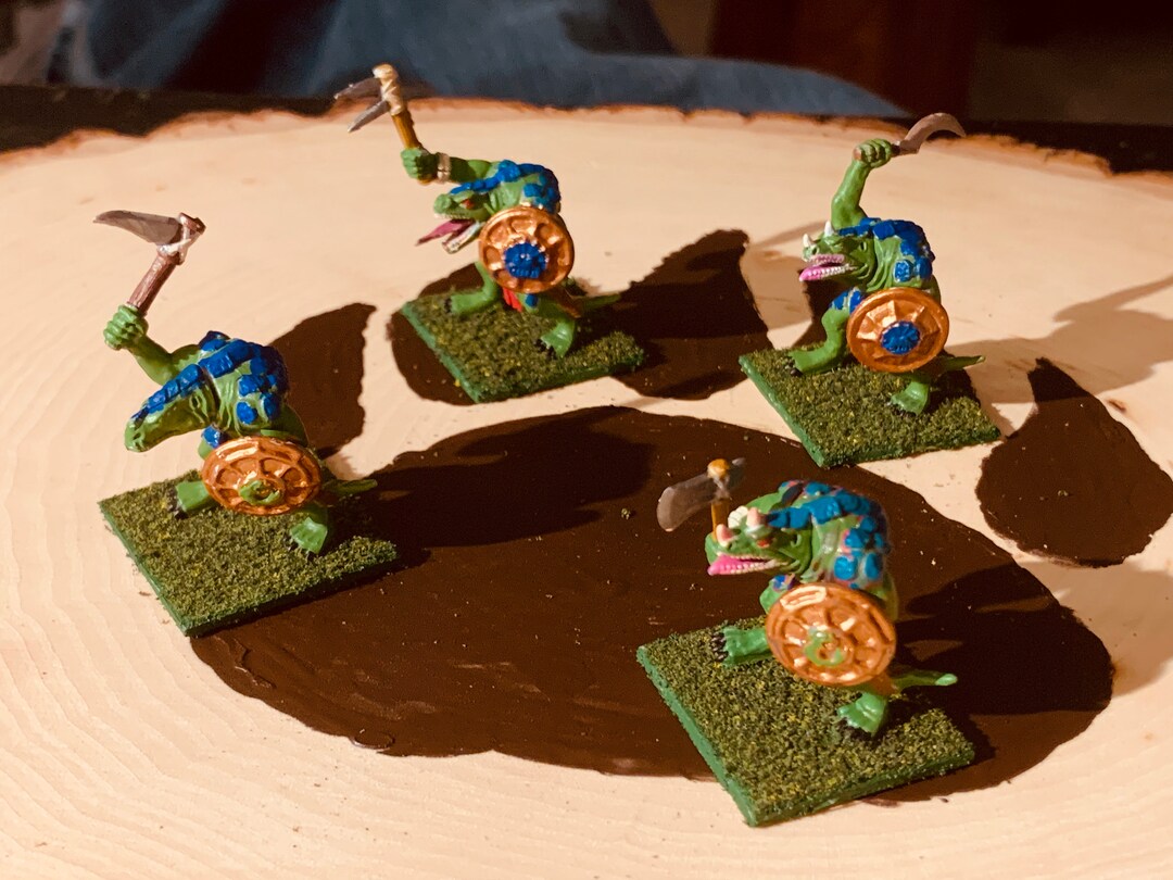 Lizardfolk Hand Painted Dungeons & Dragons Miniature - Etsy