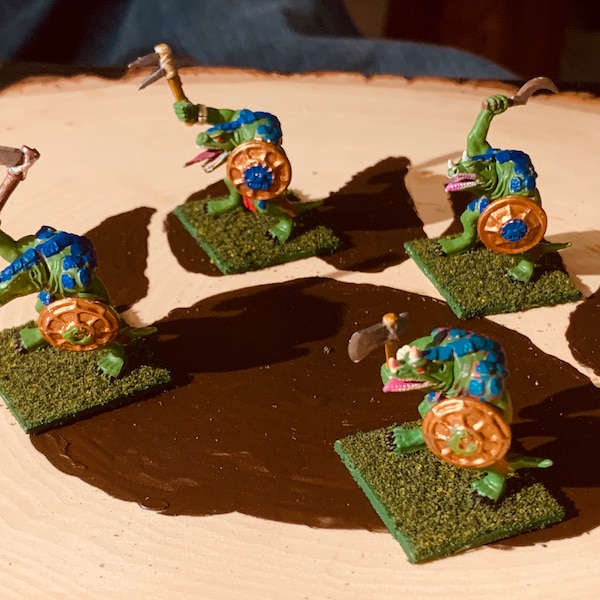 Lizardfolk Miniature Painted - Etsy