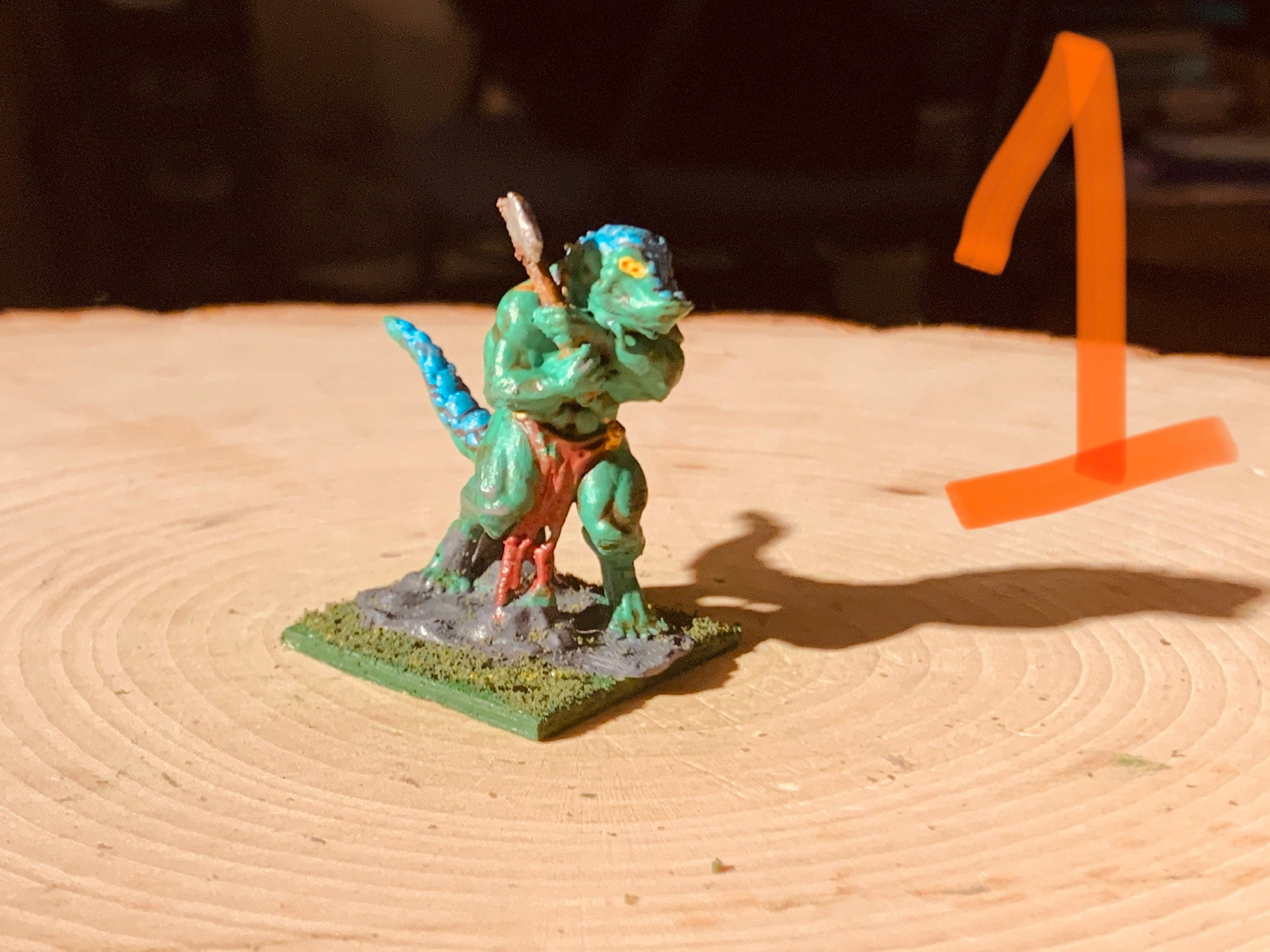 Lizardfolk Miniature Hand Painted for Dungeons & Dragons - Etsy