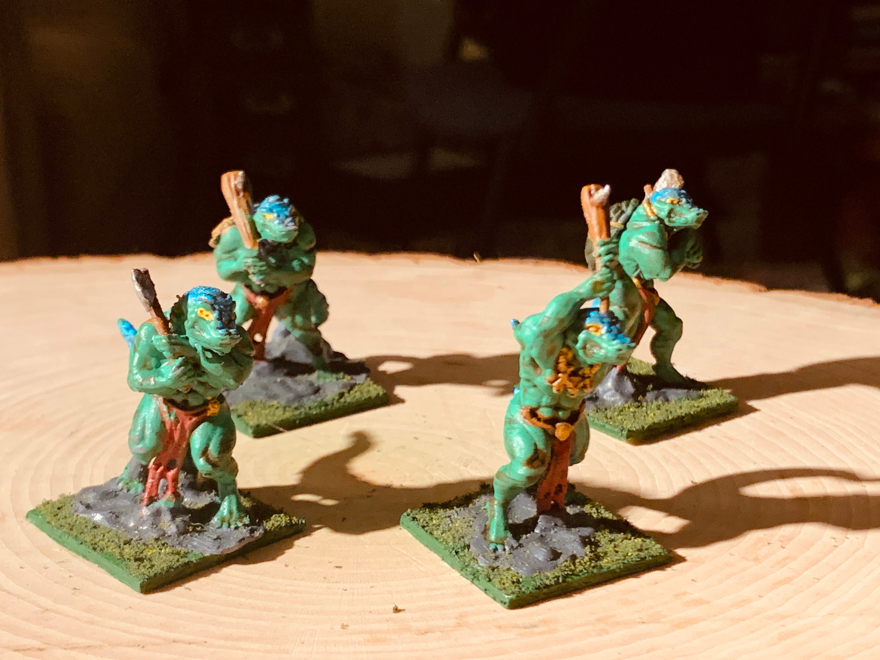 Lizardfolk Miniature Hand Painted for Dungeons & Dragons - Etsy