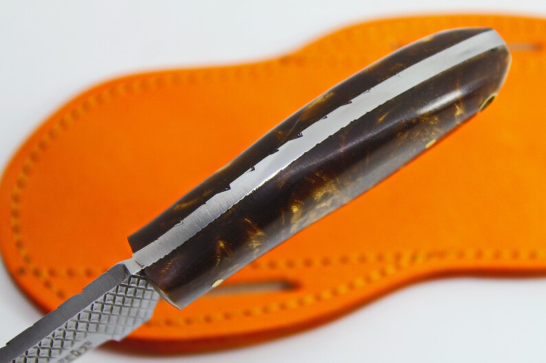 Farrier's Rasp Blade Bull Cutter Knife W/ Polypearl Resin - Etsy