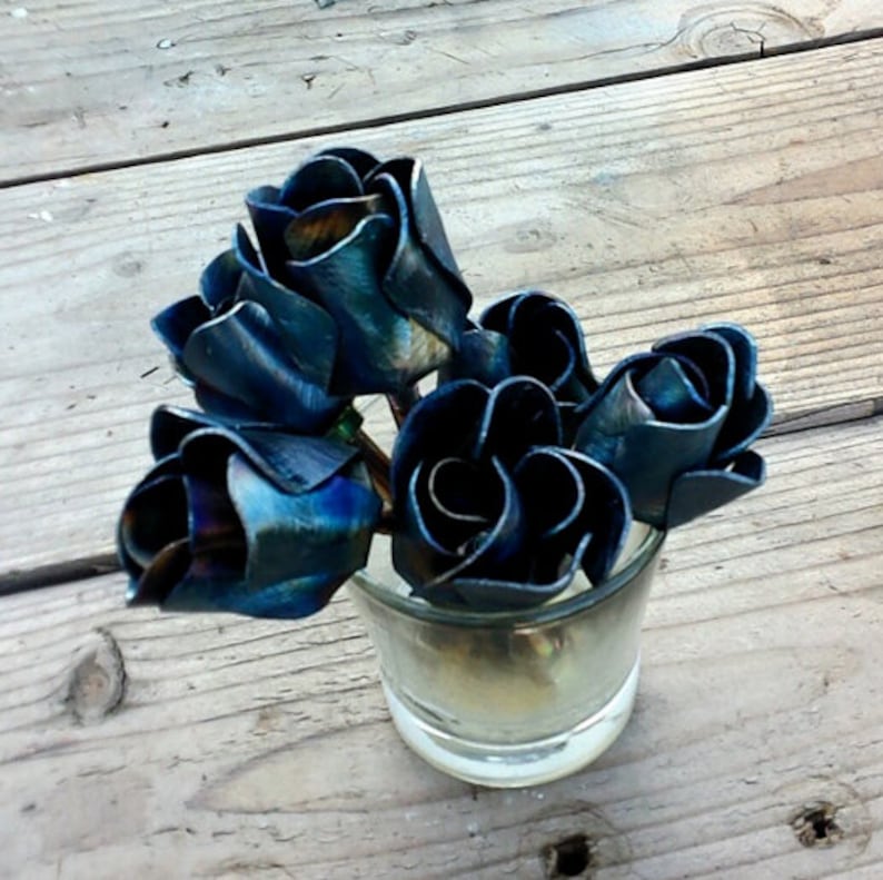 Steel Roses Scrap Metal Art - Etsy