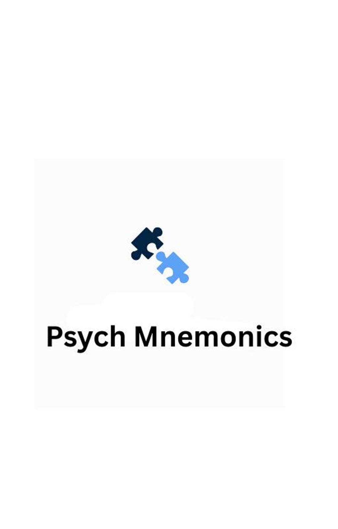 Psych Mnemonics: and Other Stuff - Etsy