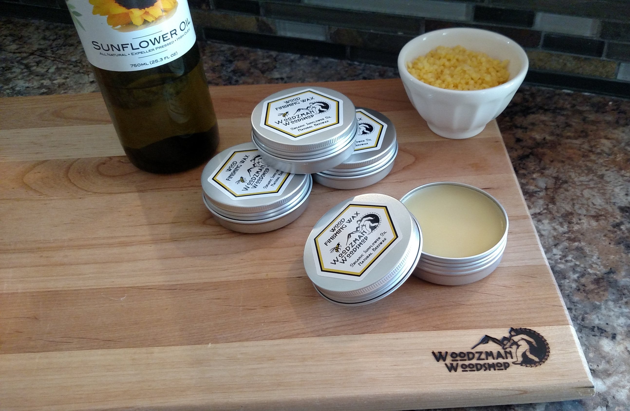 Organic Beeswax Wood Wax Finish - Natural Finishing Oil, Wood Wax, Wood ...