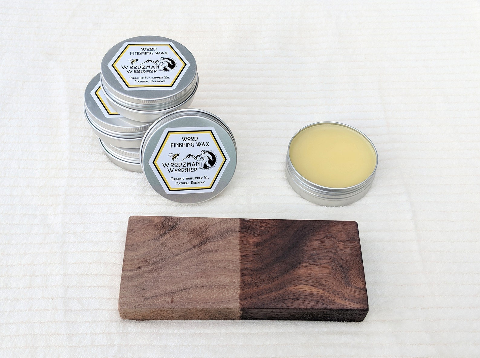 Organic Beeswax Wood Wax Finish - Natural Finishing Oil, Wood Wax, Wood ...