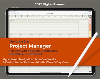Templates iPad Digital Planner PNG INSTANT DOWNLOAD 80 Simple Mood ...