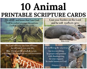 Tiger Bible Verse | Etsy