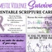 10 Cat Printable Scripture Cards -collection #1- INSTANT DOWNLOAD ...