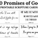 10 Promises of God Plain Cards -C4- INSTANT DOWNLOAD, Simple Plain ...