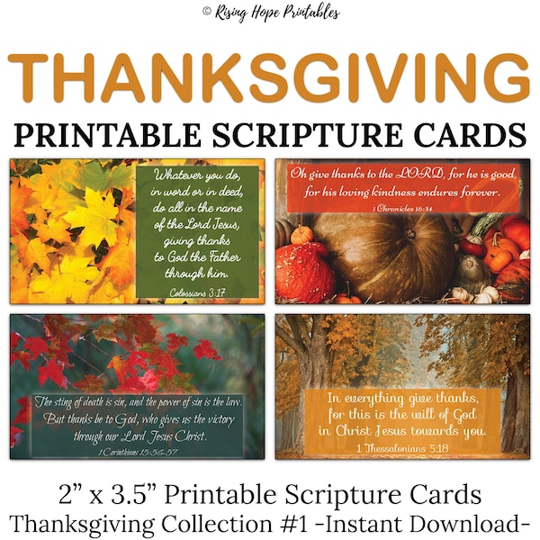 Fall Scripture - Etsy