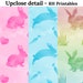 Watercolor Rabbit Digital Paper- INSTANT DOWNLOAD, 12x12 Watercolor ...
