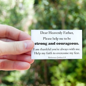 10 Encouraging Unisex Printable Prayer Cards -C1- INSTANT DOWNLOAD ...