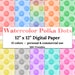 Cat Watercolor Digital Paper INSTANT DOWNLOAD, 12x12 Printable Cute ...
