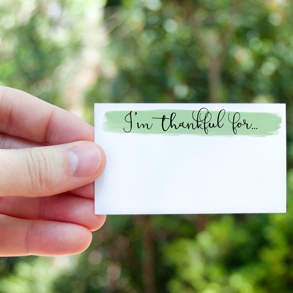Thankful Printable Mini Cards- INSTANT DOWNLOAD, I'm Thankful for ...