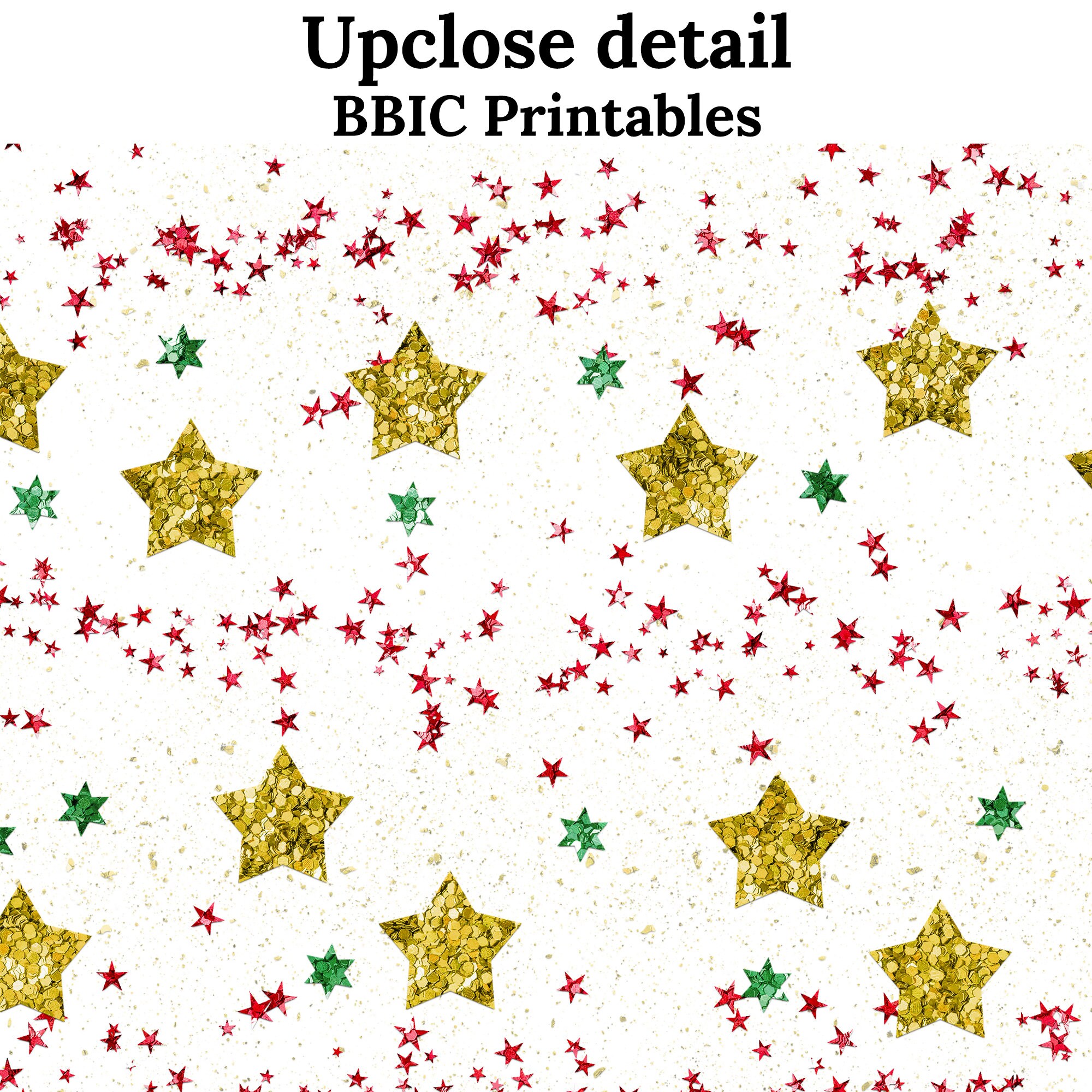 Christmas Glitter Digital Paper- INSTANT DOWNLOAD, 12x12 Christmas ...