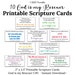100 Scripture Cards Who God is to Me DOWNLOAD 2x3.5 40% OFF Christian ...